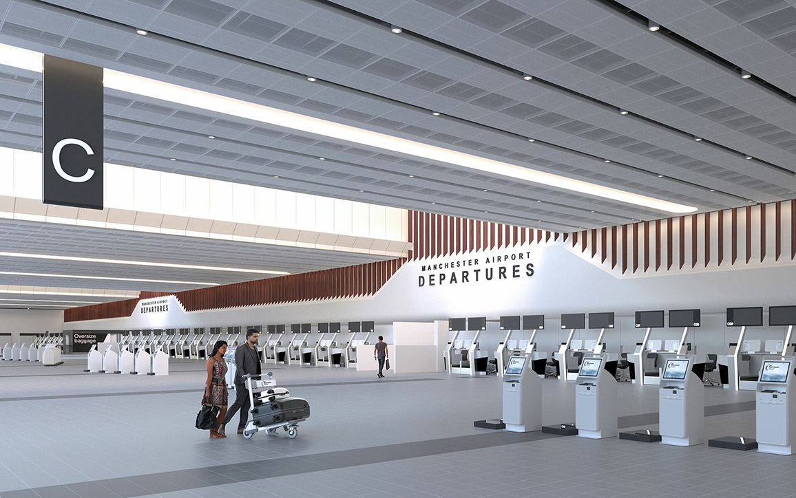 Manchester Airport - Pier 2, Terminal 2