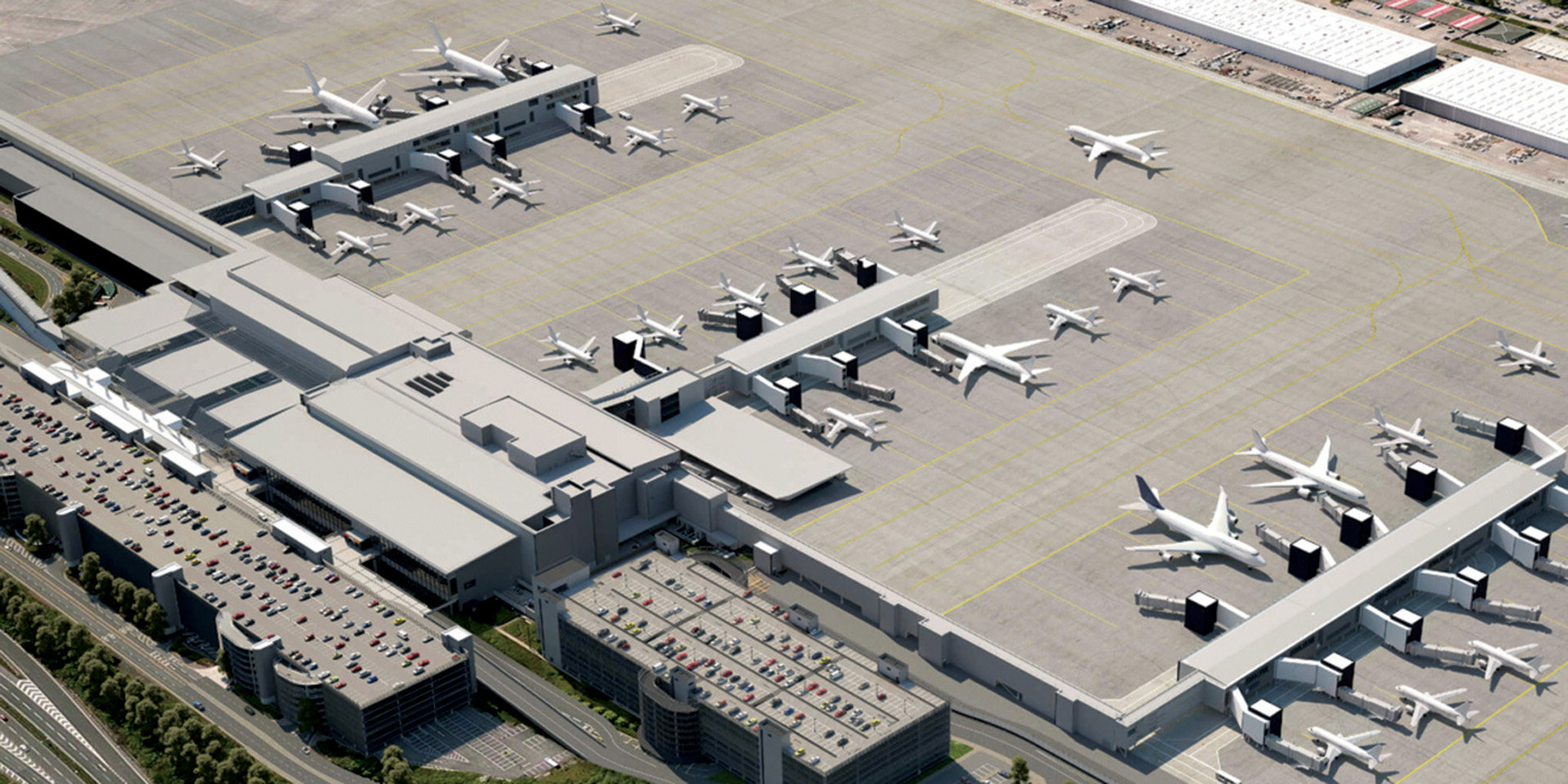 Manchester Airport - Pier 2, Terminal 2